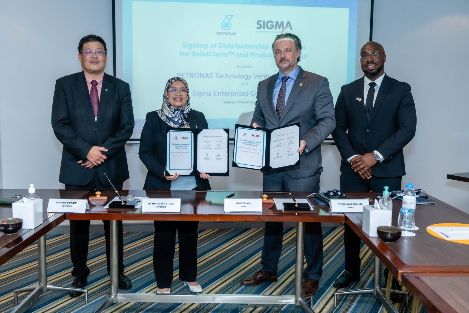 Sigma Enterprises Company LLC Inks an Exclusive Agreement with Petronas ...