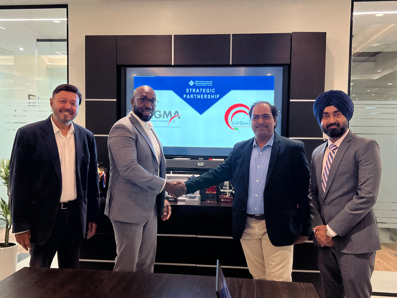 SIGMA ENTERPRISES COMPANY LLC (part of MAZRUI ENERGY SERVICES) and LivNSense SIGN MOU TO ...